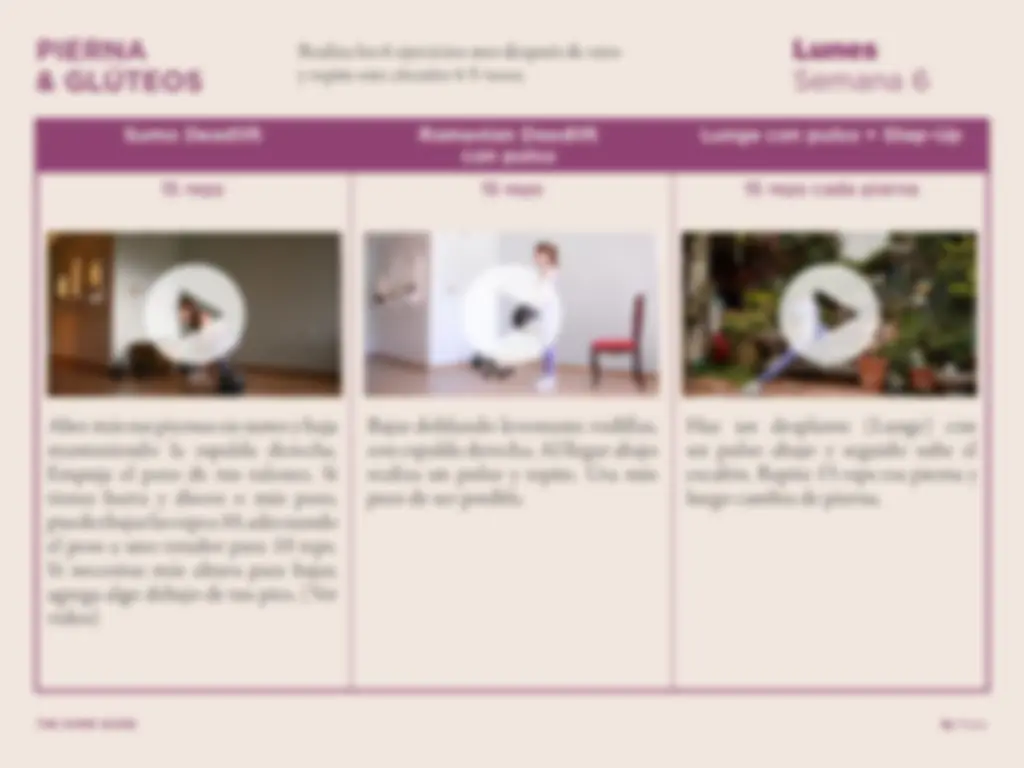 Home guide by Mady Daily | Ejercicios de Educación física | Docsity