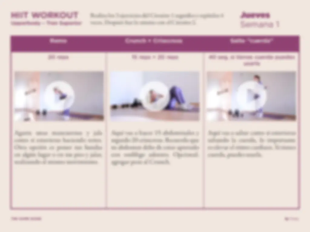 Home guide by Mady Daily | Ejercicios de Educación física | Docsity