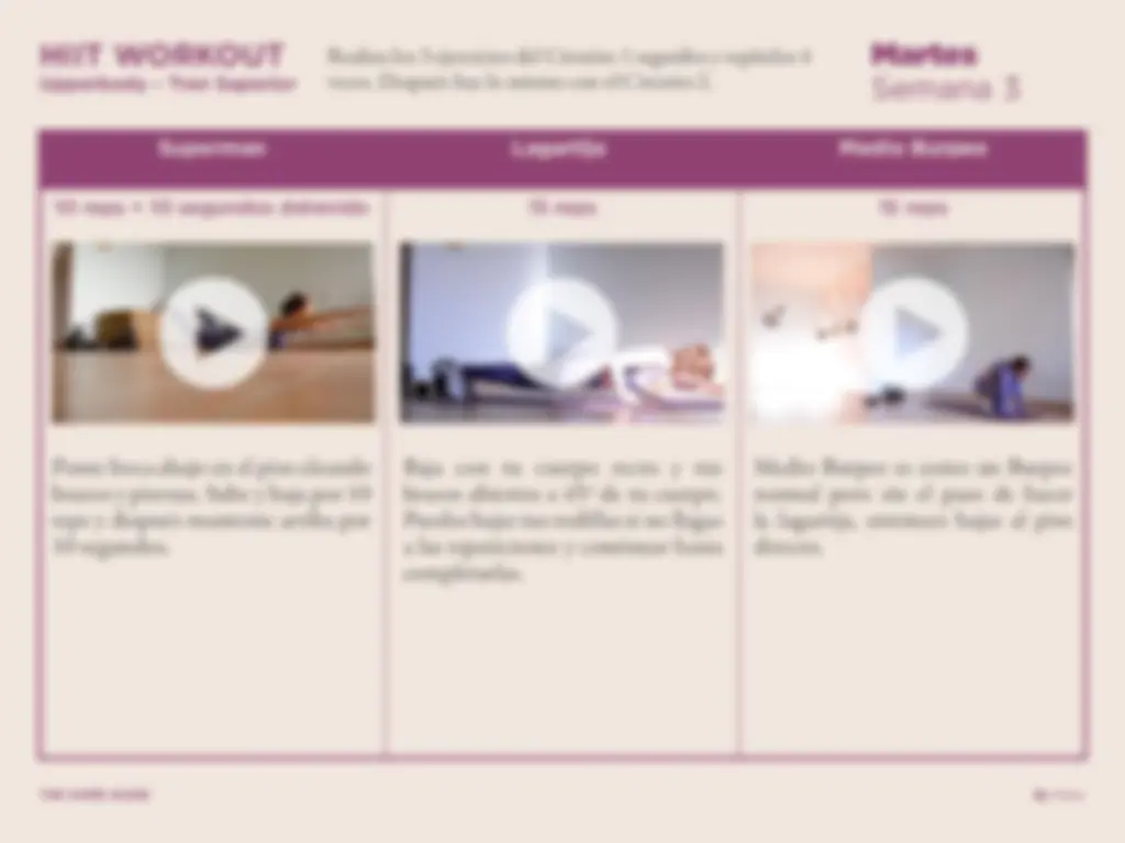 Home guide by Mady Daily | Ejercicios de Educación física | Docsity