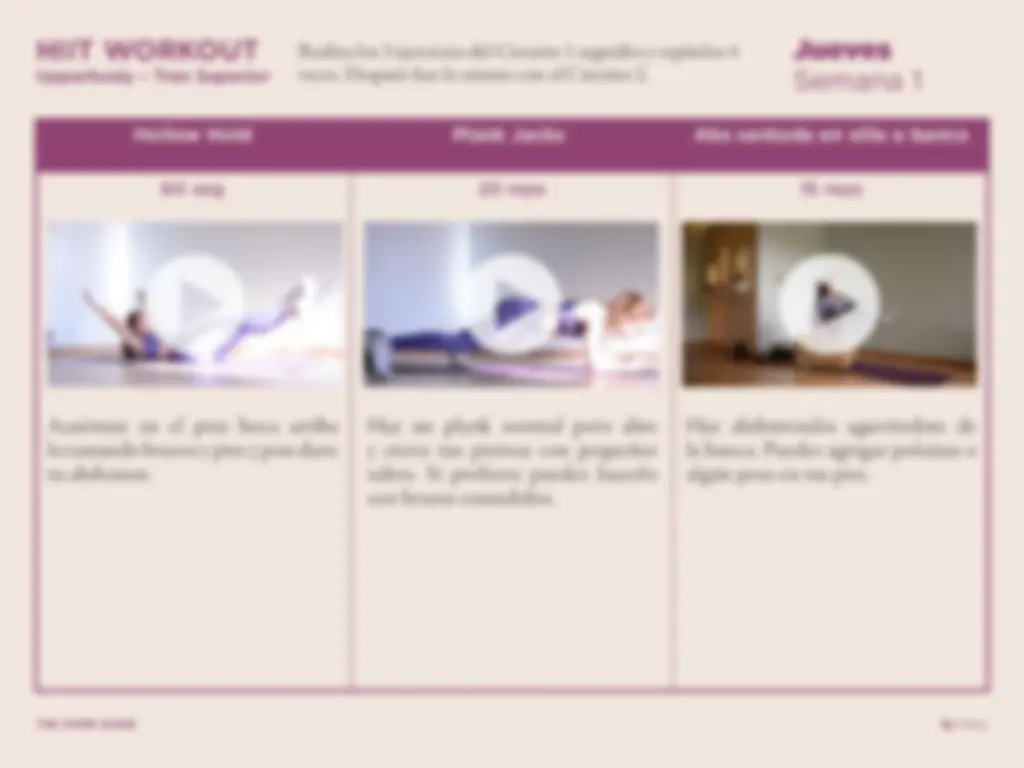 Home guide by Mady Daily | Ejercicios de Educación física | Docsity