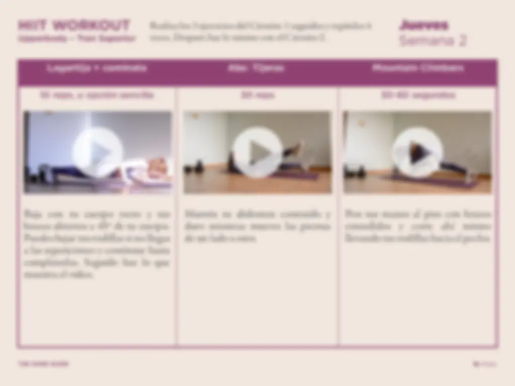 Home guide by Mady Daily | Ejercicios de Educación física | Docsity