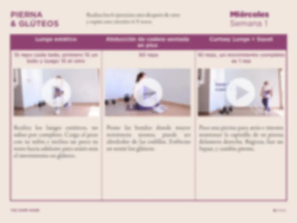 Home guide by Mady Daily | Ejercicios de Educación física | Docsity