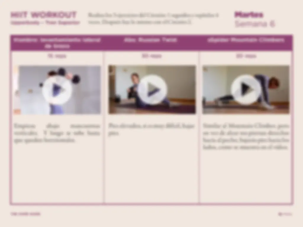 Home guide by Mady Daily | Ejercicios de Educación física | Docsity