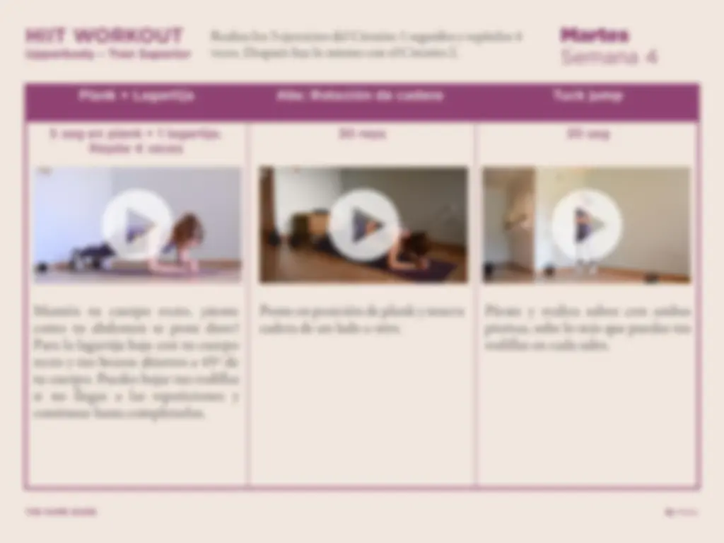 Home guide by Mady Daily | Ejercicios de Educación física | Docsity