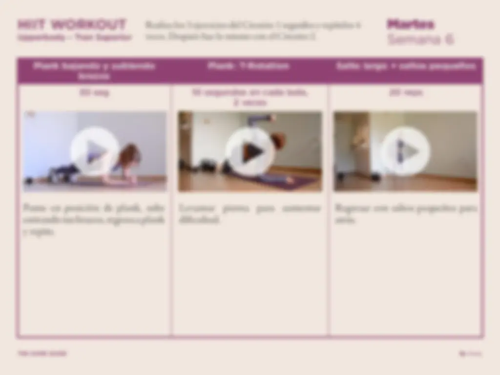 Home guide by Mady Daily | Ejercicios de Educación física | Docsity