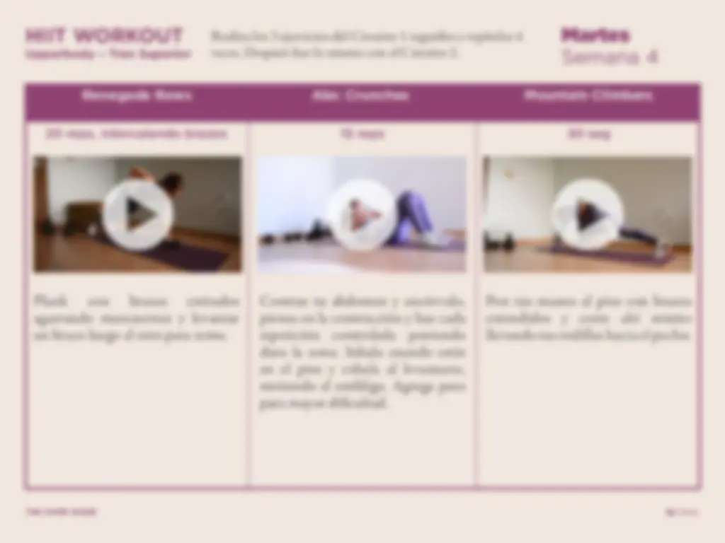 Home guide by Mady Daily | Ejercicios de Educación física | Docsity