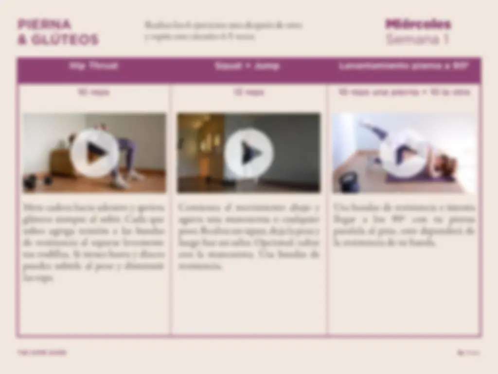 Home guide by Mady Daily | Ejercicios de Educación física | Docsity