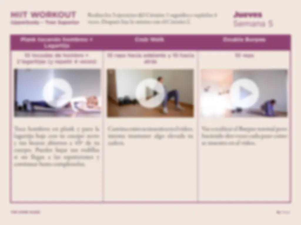 Home guide by Mady Daily | Ejercicios de Educación física | Docsity