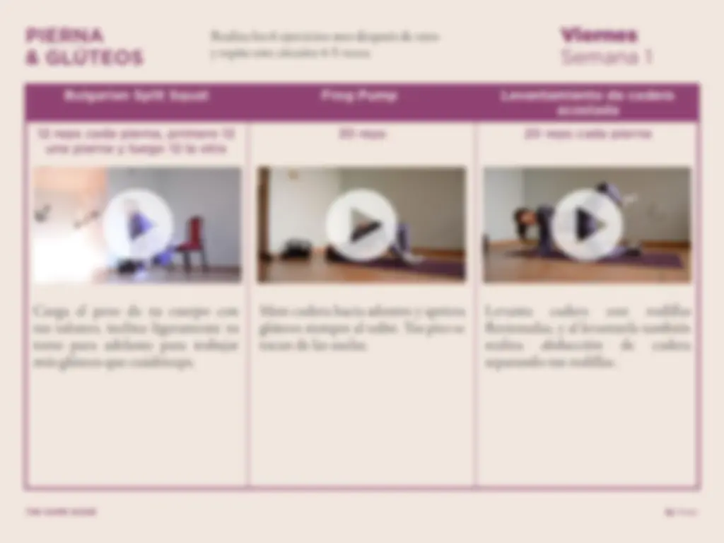 Home guide by Mady Daily | Ejercicios de Educación física | Docsity