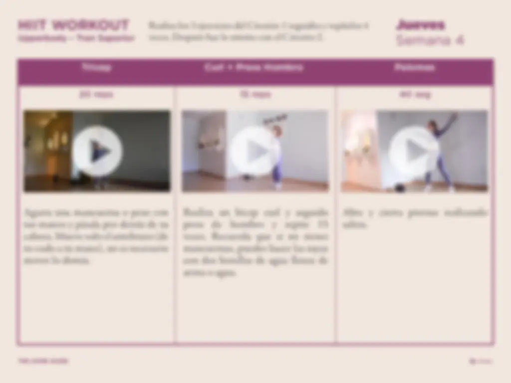 Home guide by Mady Daily | Ejercicios de Educación física | Docsity