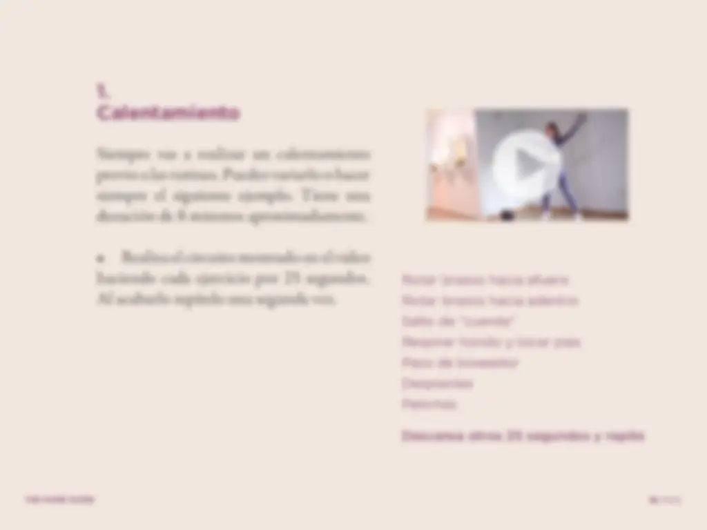 Home guide by Mady Daily | Ejercicios de Educación física | Docsity