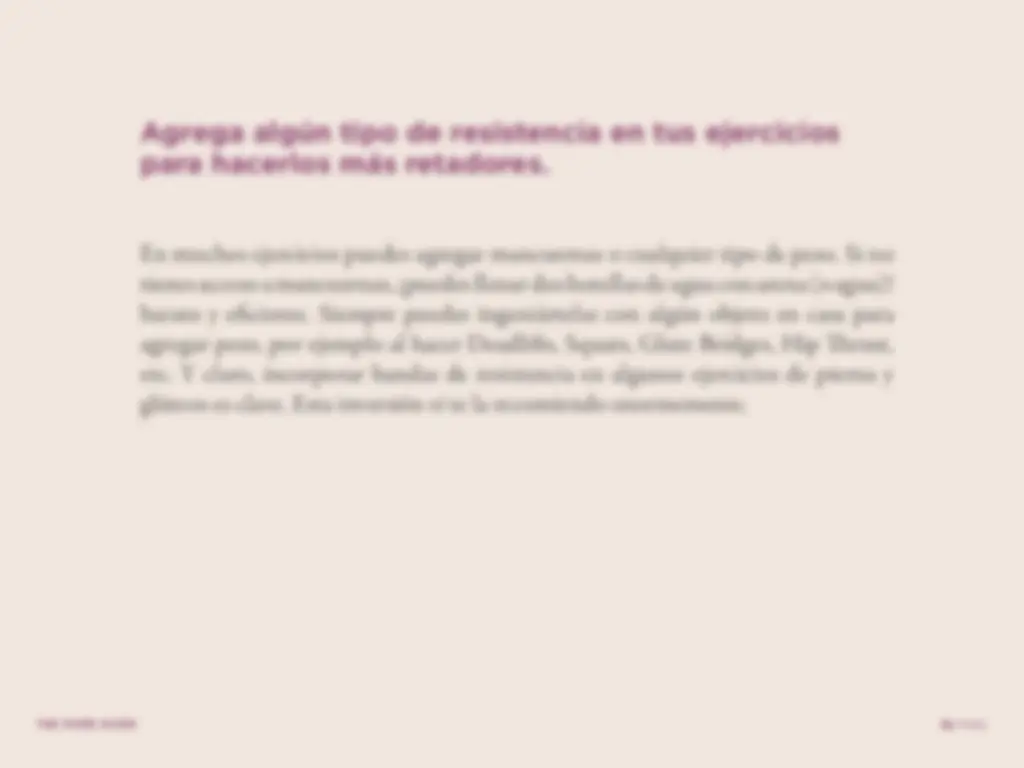 Home guide by Mady Daily | Ejercicios de Educación física | Docsity