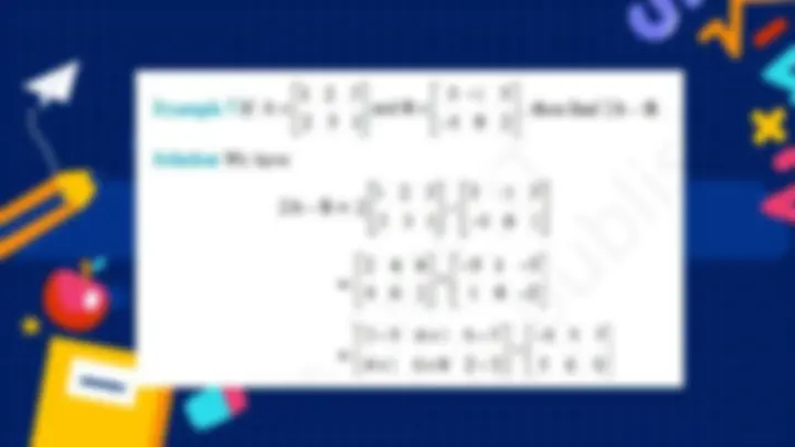 Class 12 MATRICES ppt for maths | Summaries Mathematics | Docsity