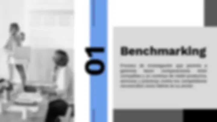 Benchmarking: Definición, Proceso y Etapas - Prof. Salazar | Diapositivas de Gestión Comercial ...