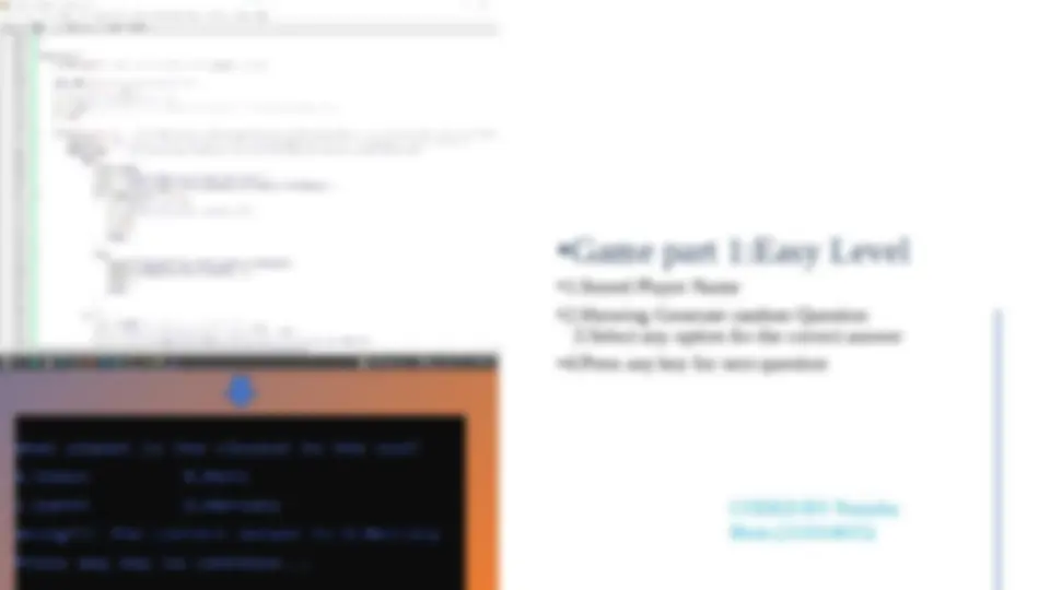 quiz game project in c language | Study Guides, Projects, Research ...