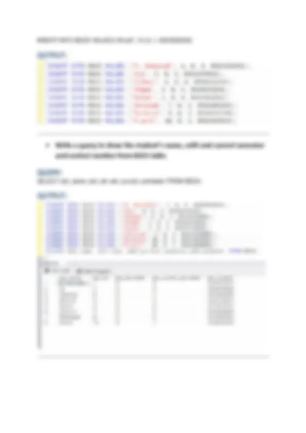 DDL & DML And other Related Solved Assignments of DBMS | Assignments Database Management Systems ...