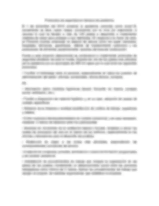 Protocolos de Seguridad en Pandemia: Experiencias Empresas en Panamá y Referencias Salud ...