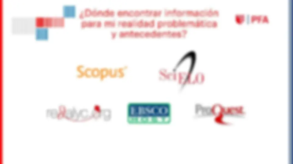 SESIONES DE CLASE DESARROLLADOS CON EL PROFESOR | Diapositivas de Metodología de Investigación ...