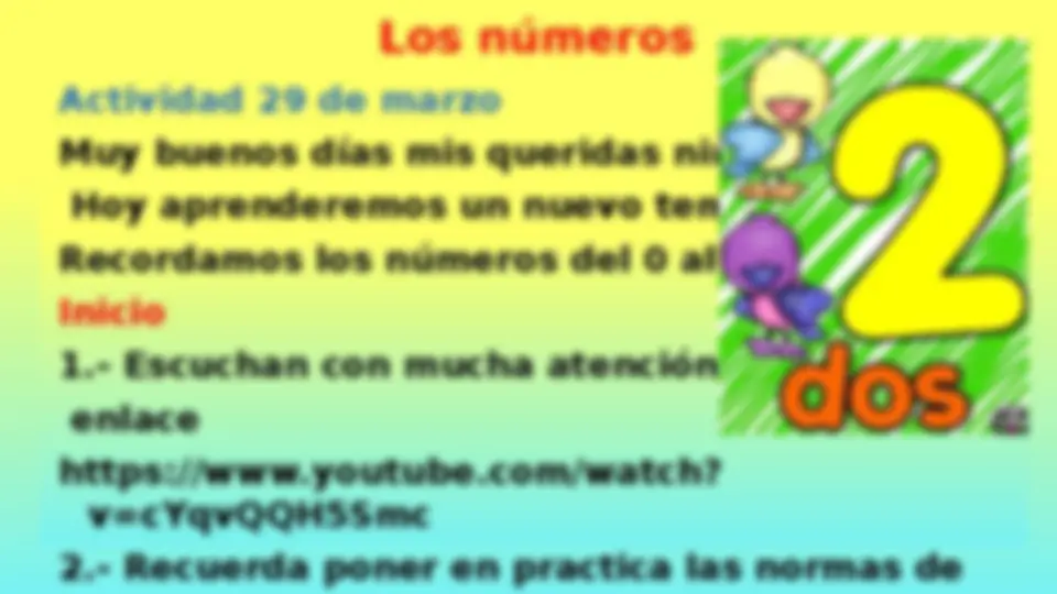 Apuntes para aprender a escribir números del 0 al 9 en español ...