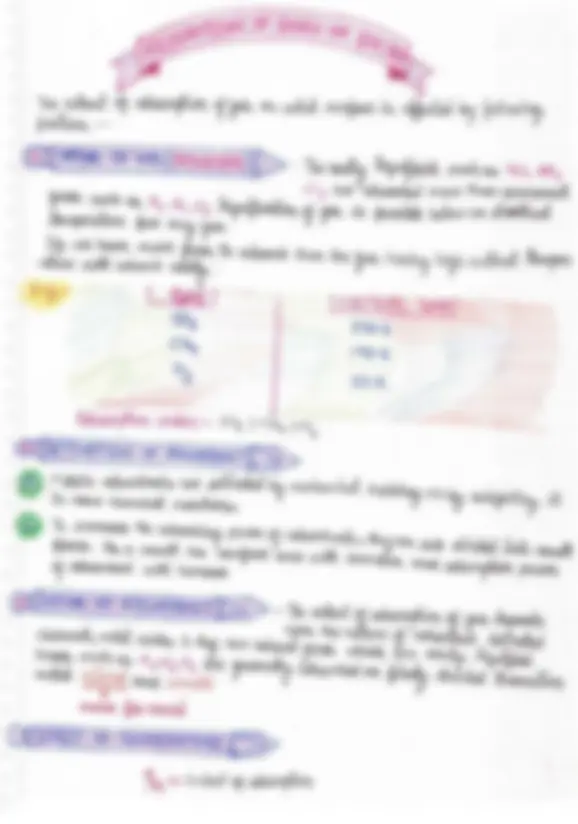 surface chemistry notes | Study notes Chemistry | Docsity