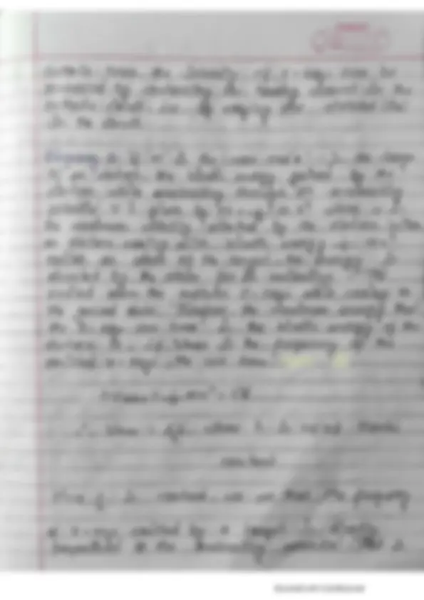 X-ray physics in class 12 2021 5-8 Mark required li exam | Study notes ...