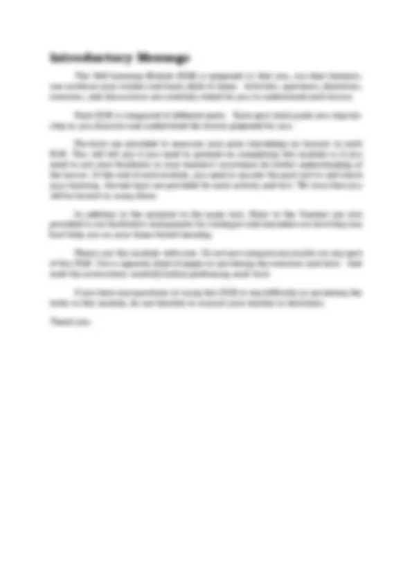 BASIC CALCULUS QUARTER 3 MODULE 5 SLOPE OF THE TANGENT LINE TO THE ...