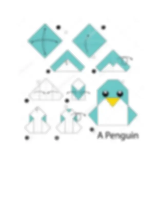 Origamis paso a paso | Esquemas y mapas conceptuales de Artes | Docsity