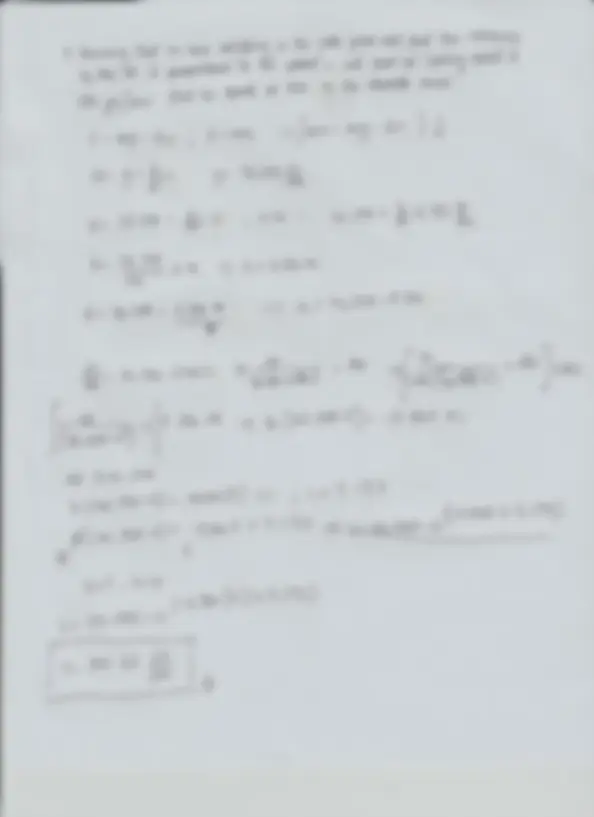 Differential Equations-Exponential-Bernoulli | Quizzes Differential Equations | Docsity