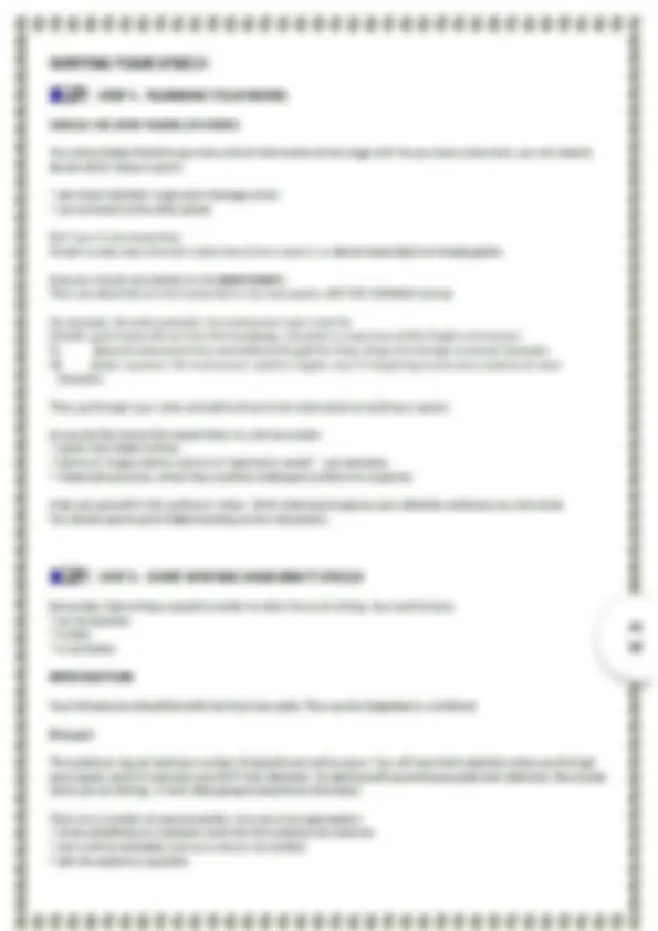 how to write speech in exam | Study notes English | Docsity