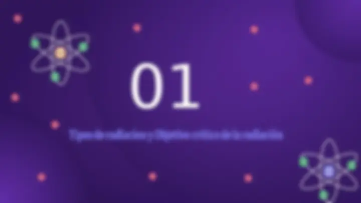 Radiacion ionizante proteccion radiologica | Diapositivas de Física Nuclear | Docsity