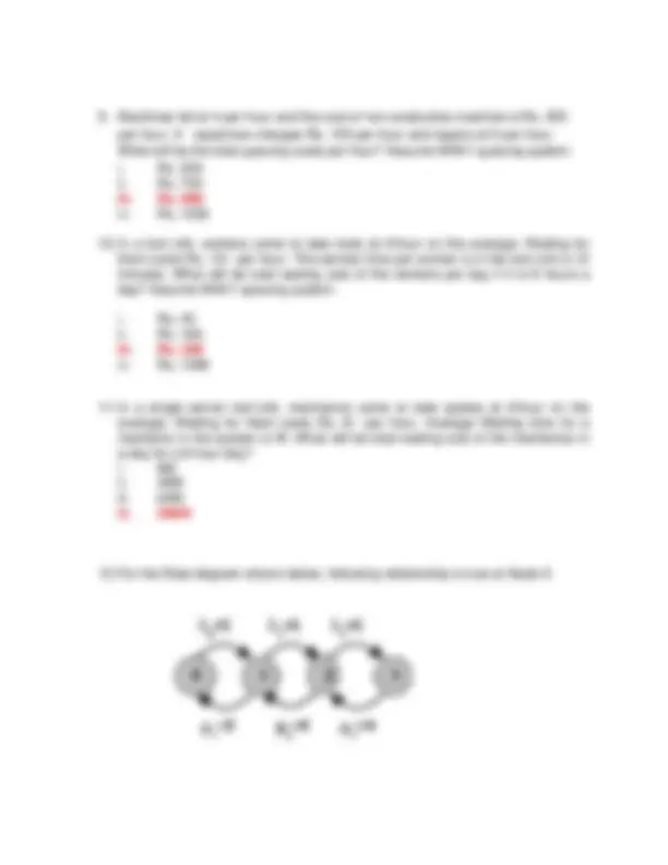 Queuing Theory Tutorial: Decision Modeling (NPTEL Online Course) | Summaries Geology | Docsity