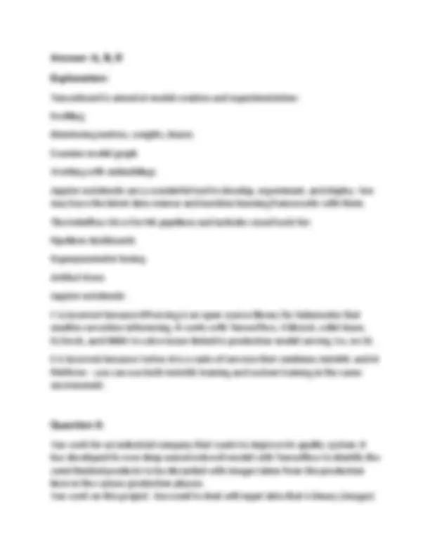 Google Machine Learning Engineer Exam Dumps 2022 | Exercises Computer ...