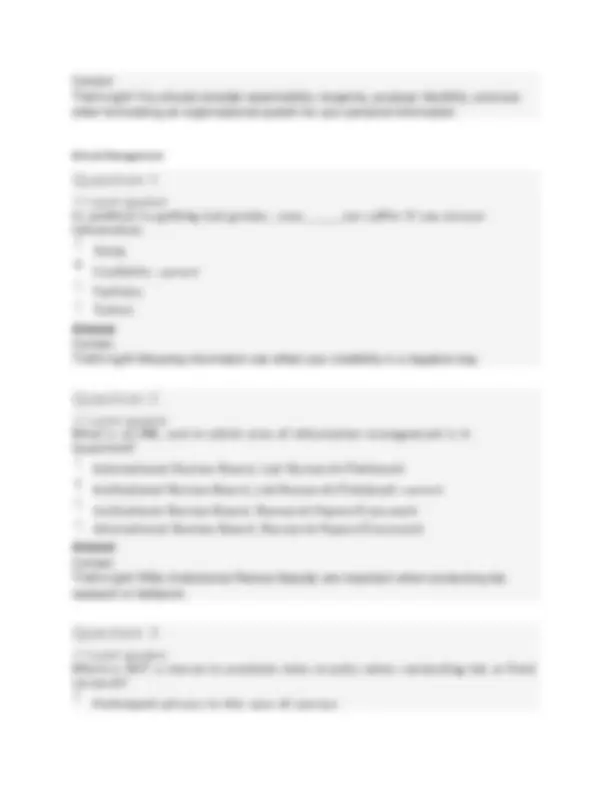 COMM 110 Week 6 quiz study Preserving Answered 2021.pdf | Exams Stereochemistry | Docsity