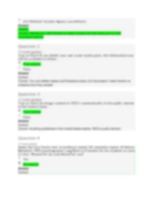 COMM 110 Week 6 quiz study Preserving Answered 2021.pdf | Exams Stereochemistry | Docsity