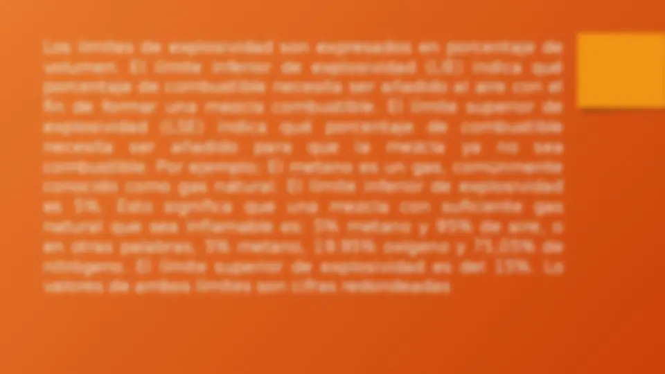 Limites de Flamabilidad y Explosividad: Concepto, LIF y LSF - Prof ...