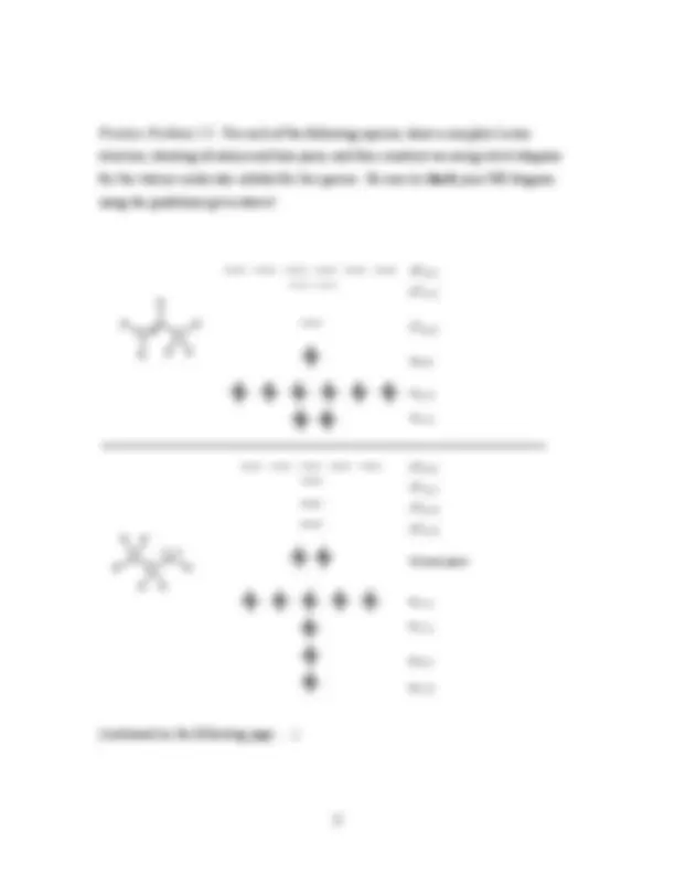 Practice problems Molecular Orbital Theory | Study notes Organic ...