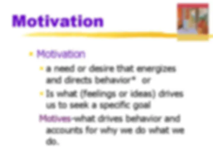AP Psychology: Understanding Motivation and Its Theories | Slides ...