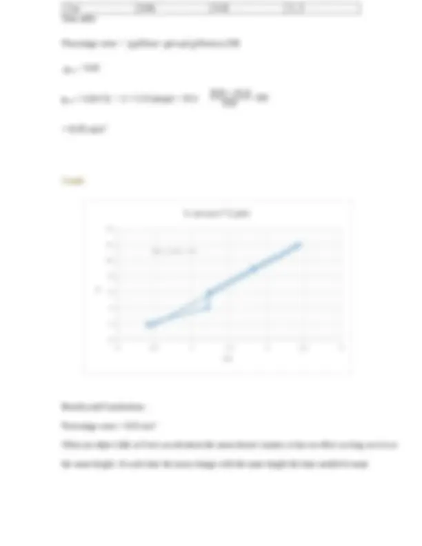 physics lab report free fall basic | Lab Reports Physics | Docsity