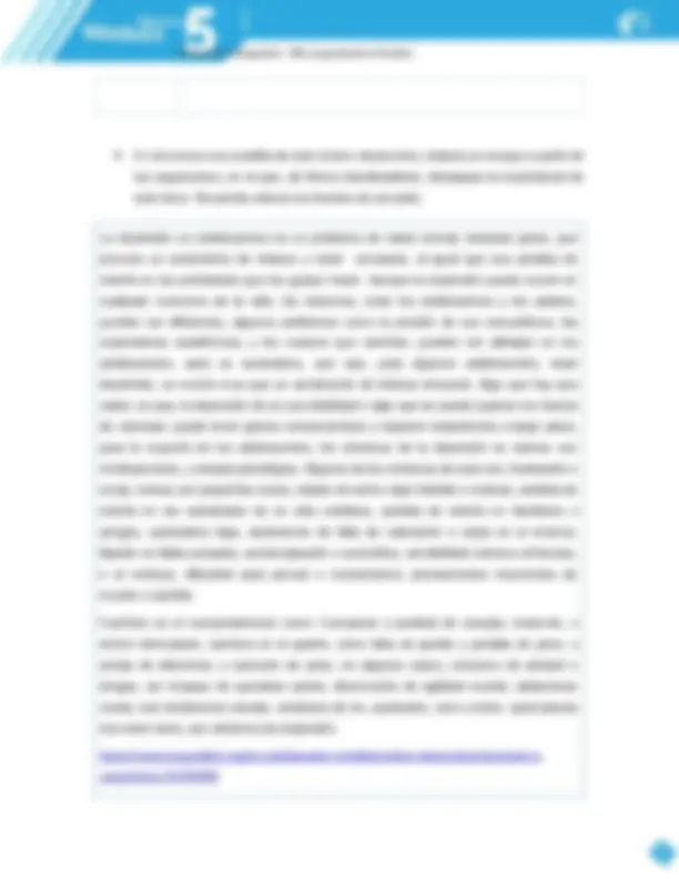 Proyecto Integrador: La Depresión en Jóvenes - Argumentos Finales | Guías, Proyectos ...