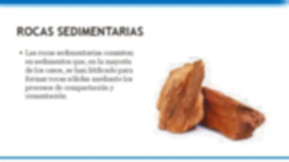 Tipos de rocas sedimentarias | Diapositivas de Mineralogía y ...