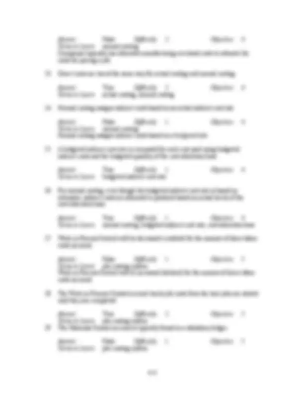 Cost Accounting Test Bank Quizzes Cost Accounting Docsity