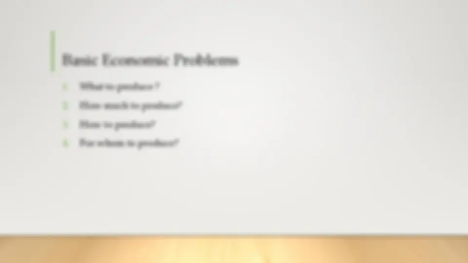 Comparative Statics vs. Dynamic Statics - Microeconomics | Slides Microeconomics | Docsity