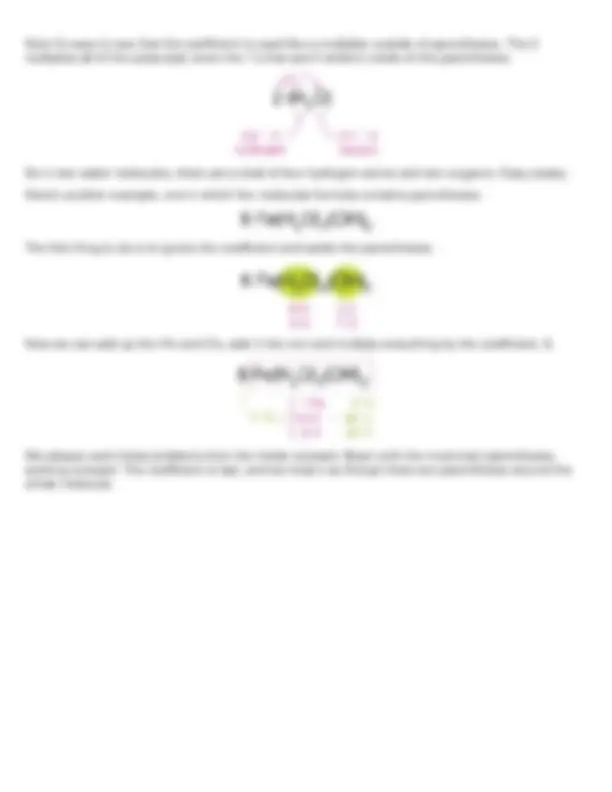 Atom Counting in Chemical Formulas: Subscripts, Parentheses, and ...
