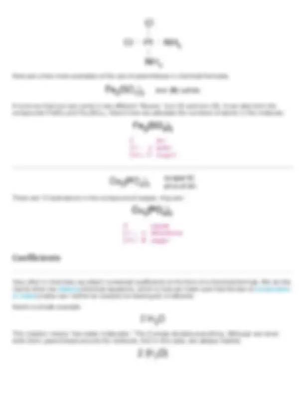 Atom Counting in Chemical Formulas: Subscripts, Parentheses, and ...