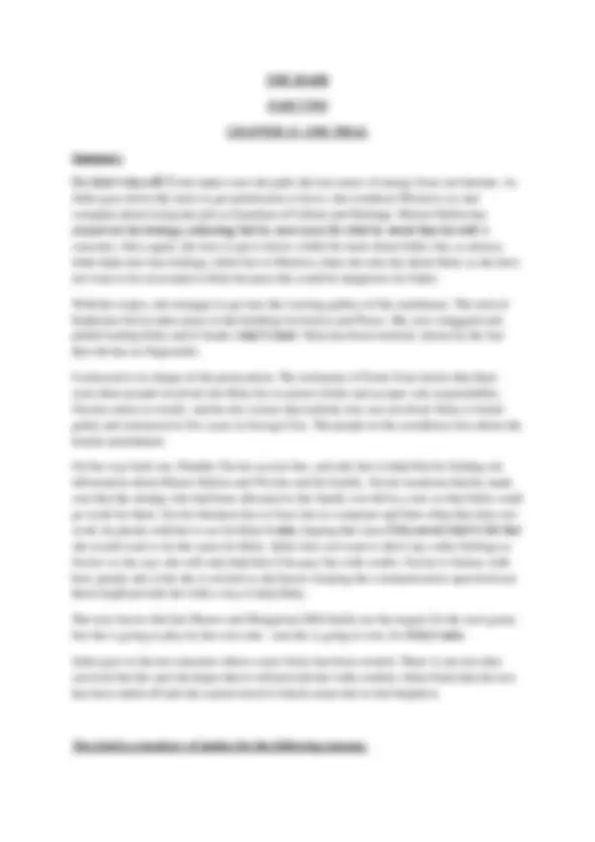 English-The-Mark-Summaries. | Lecture notes English Language | Docsity