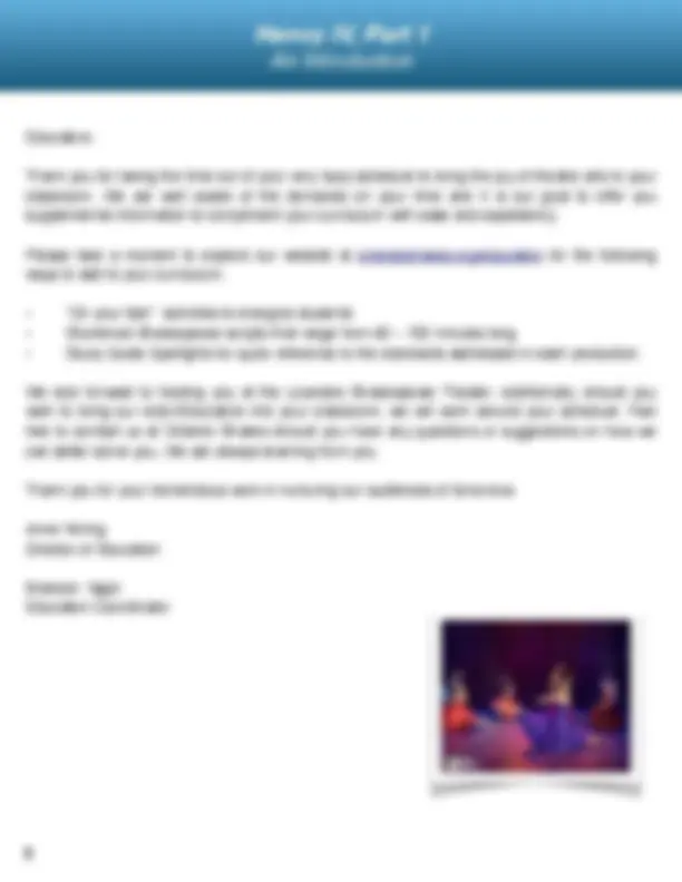 Henry IV Part 1 Study Guide | Study Guides, Projects, Research English ...