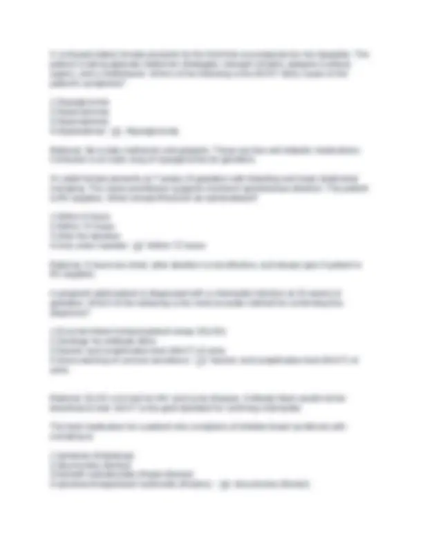 PSai- FNP 2020 Questions& Answers | Exams Nursing | Docsity