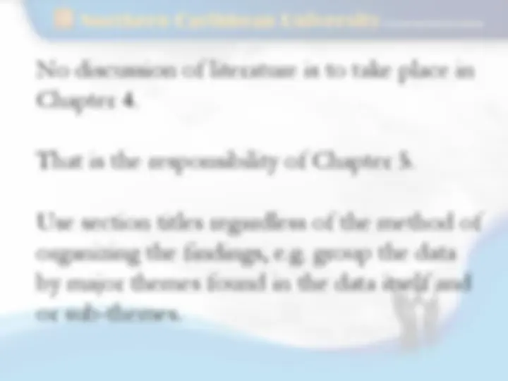 Writing Chapters 4 and 5 of a Research Study: Guidelines for Results ...