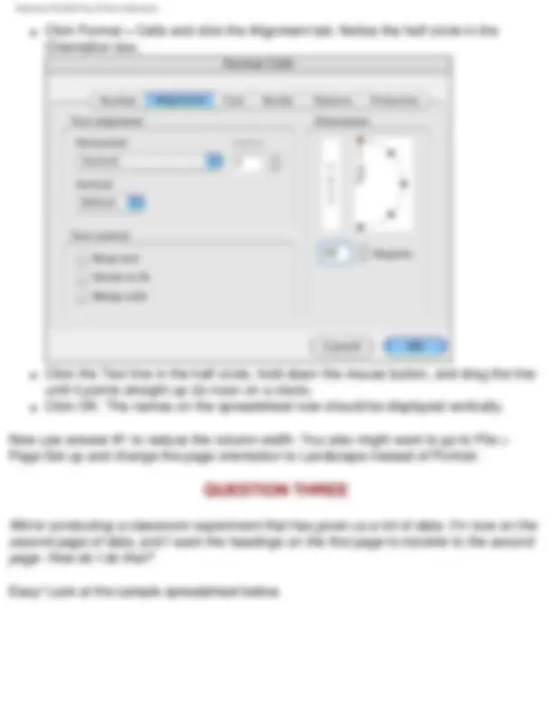 Top 10 Excel Questions - By Lorrie Jackson | Study Guides, Projects ...