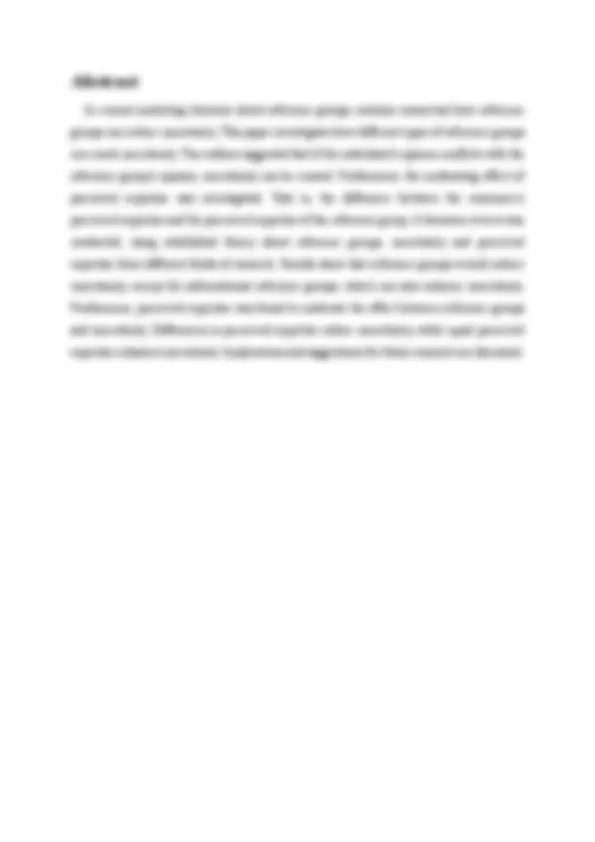 Effect of Reference Groups on Consumer Uncertainty: A Fresh Perspective ...
